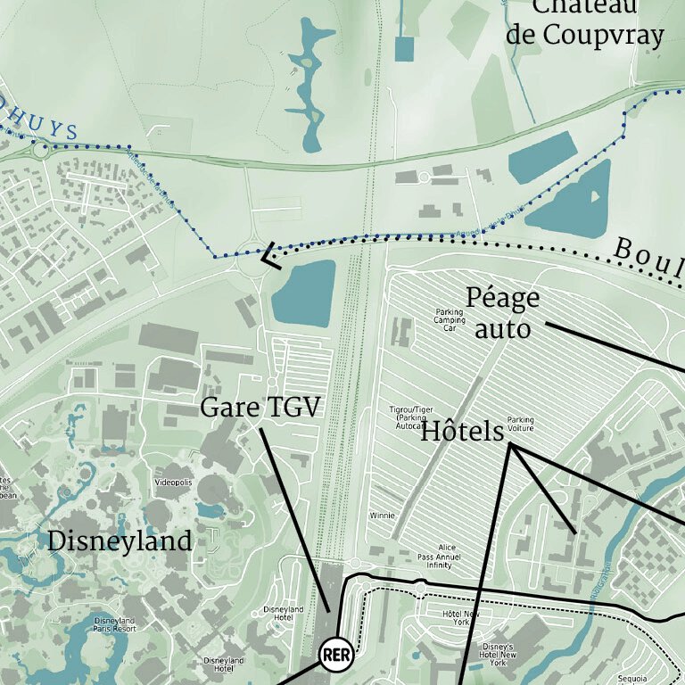 Le Sentier du Grand Paris (Etape 31) : de Jablines à Disneyland Map by ...