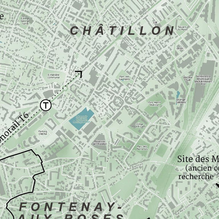 Le Sentier du Grand Paris (Etape 38) : de Villejuif à Meudon Map by ...