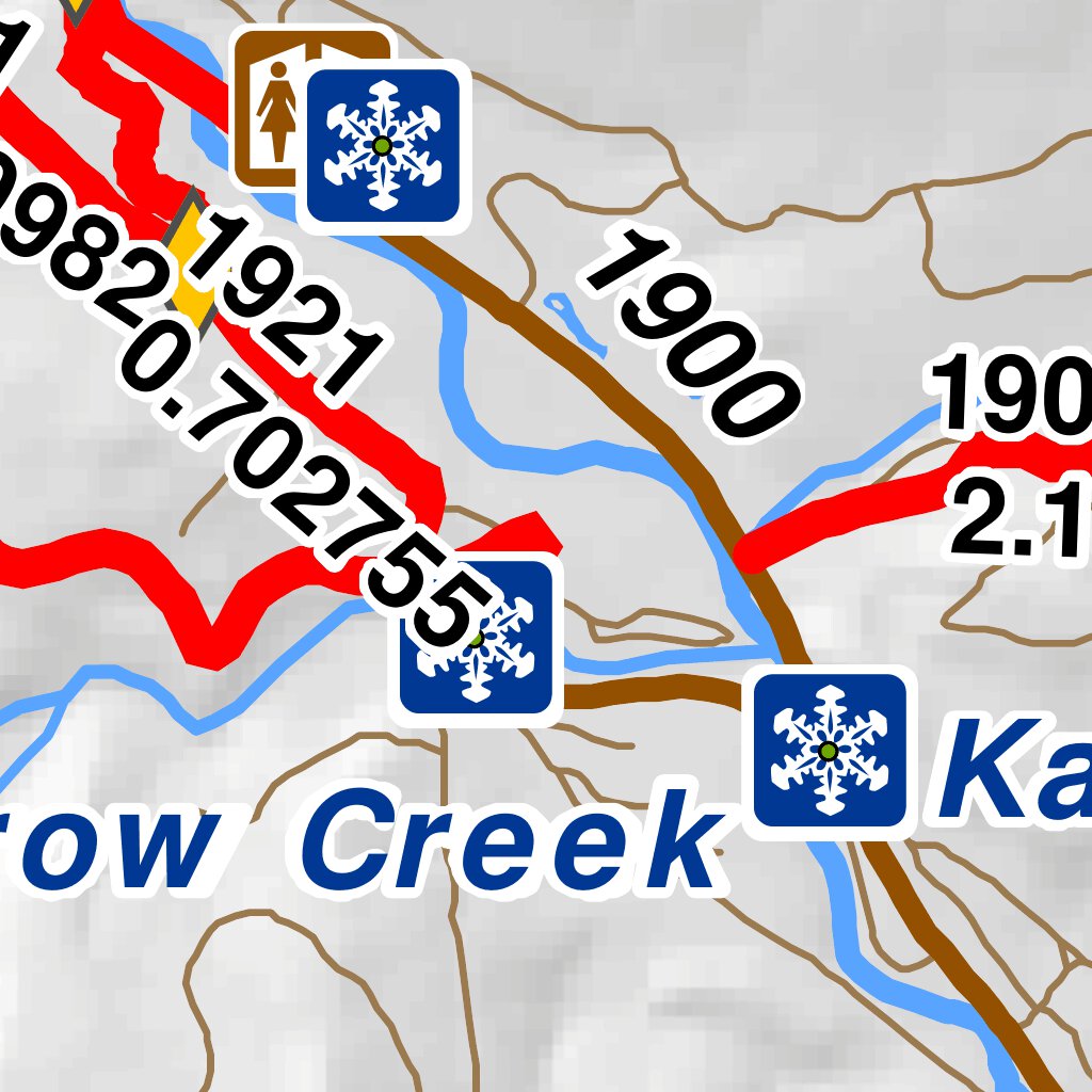 Little Naches/1904 Sno-Park Map by Washington State Parks | Avenza Maps