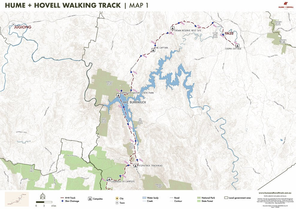 HUME AND HOVELL TRACK GEOPDF - Map 1 by 12p Consulting | Avenza Maps