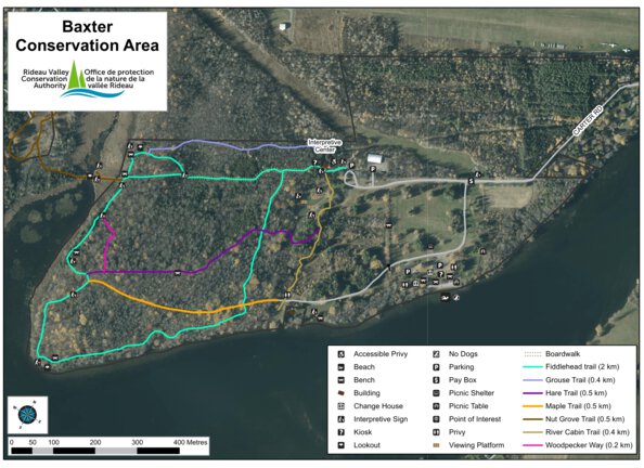 Baxter Conservation Area RVCA Map by RVCA | Avenza Maps