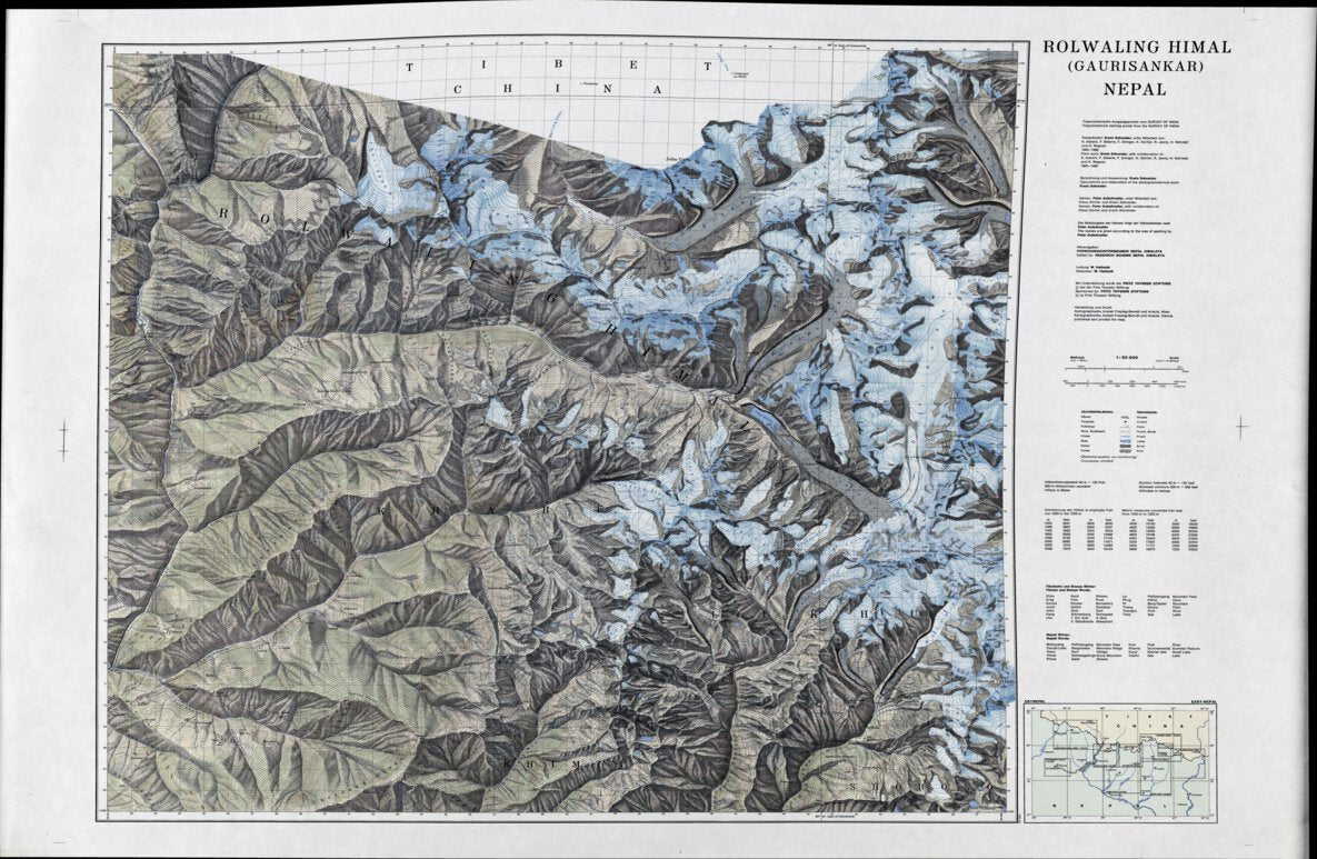 04 Rolwaling Himal 1992 Map by MyOwn | Avenza Maps