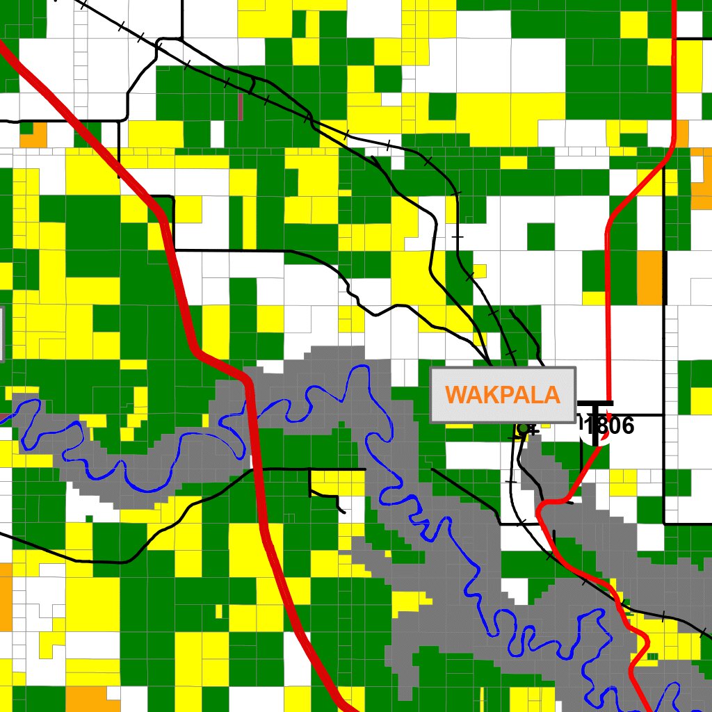 Standing Rock Reservation Map by Avenza Systems Inc. | Avenza Maps