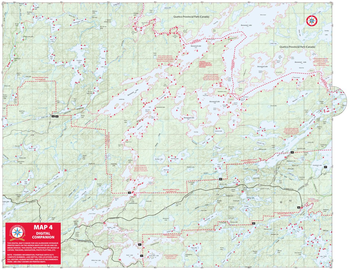Voyageur Maps - Companion Map 4 by Voyageur Maps | Avenza Maps