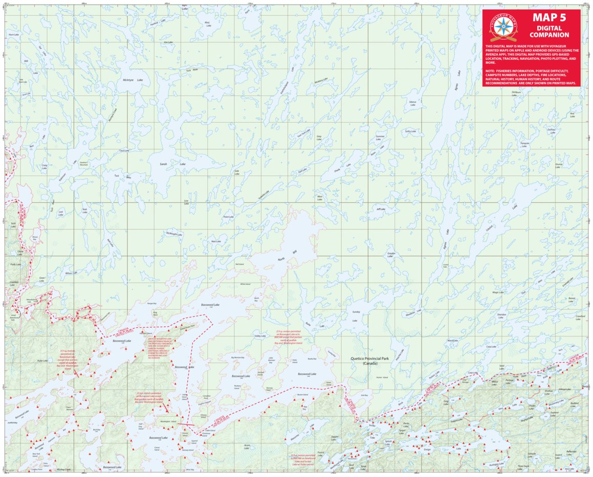 Voyageur Maps - Companion Map 5 by Voyageur Maps | Avenza Maps