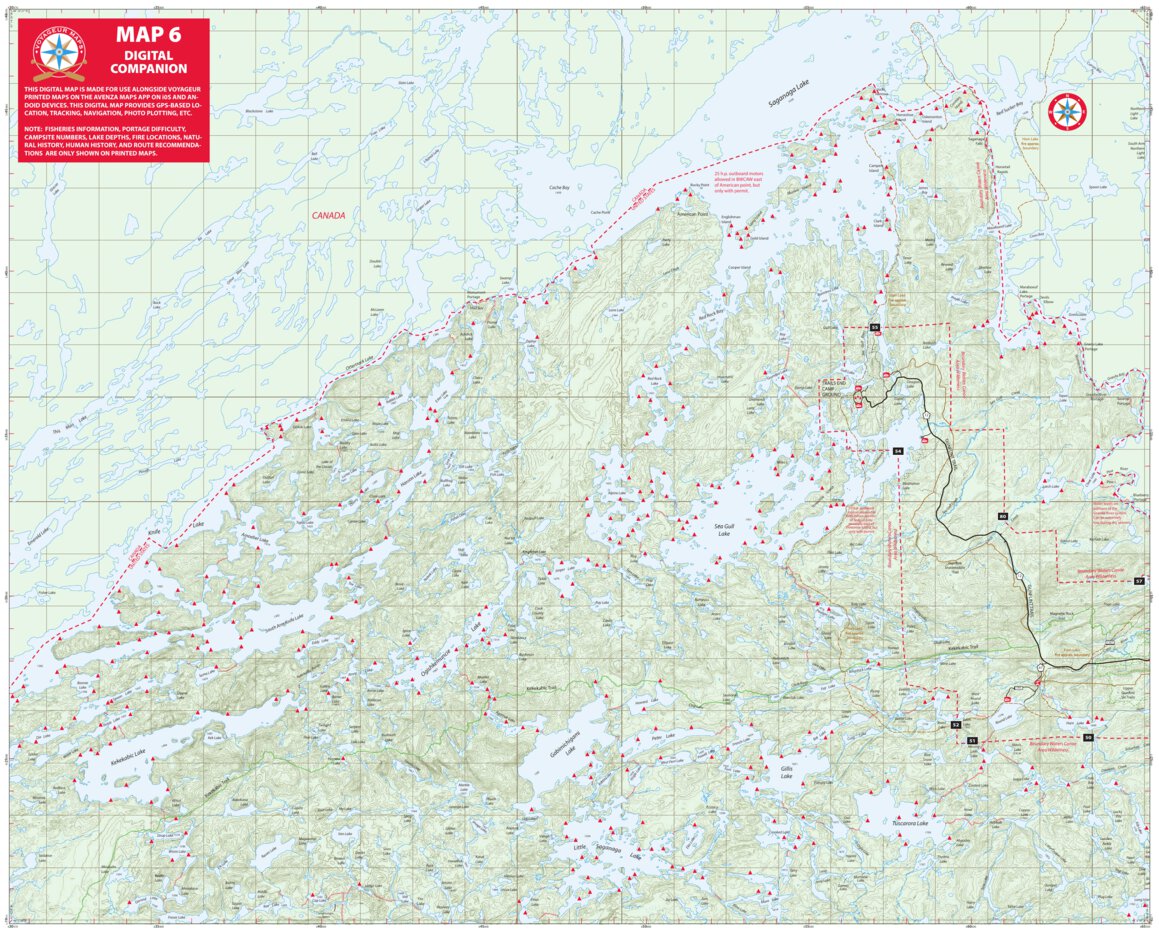 Voyageur Maps - Companion Map 6 by Voyageur Maps | Avenza Maps