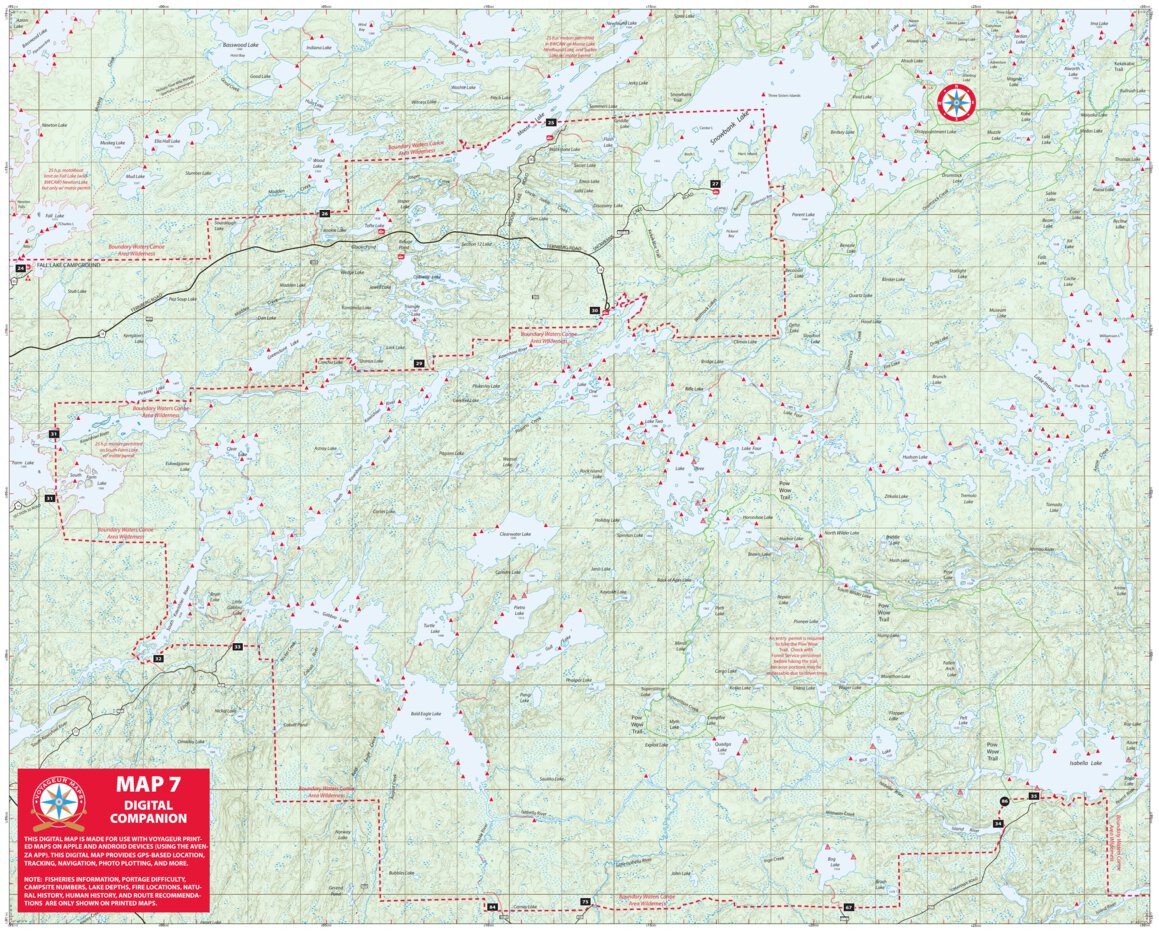 Voyageur Maps - Companion Map 7 by Voyageur Maps | Avenza Maps