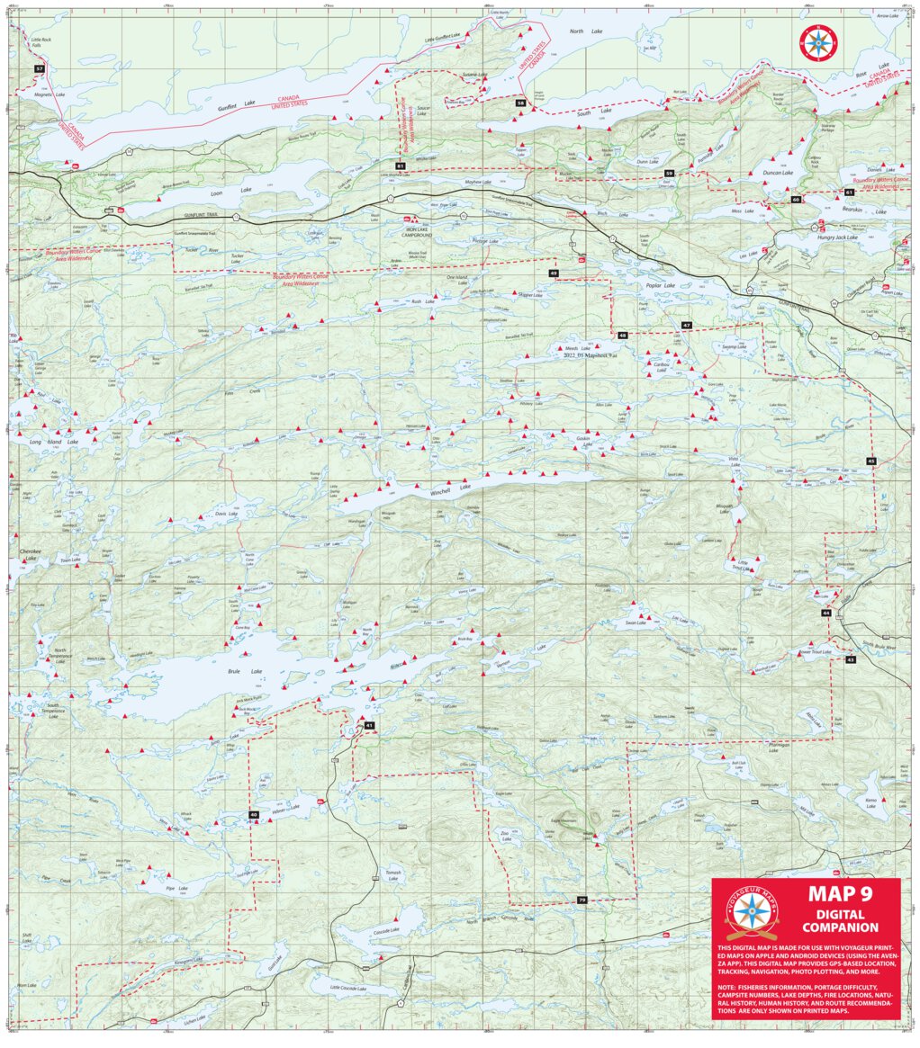 Voyageur Maps - Companion Map 9 by Voyageur Maps | Avenza Maps