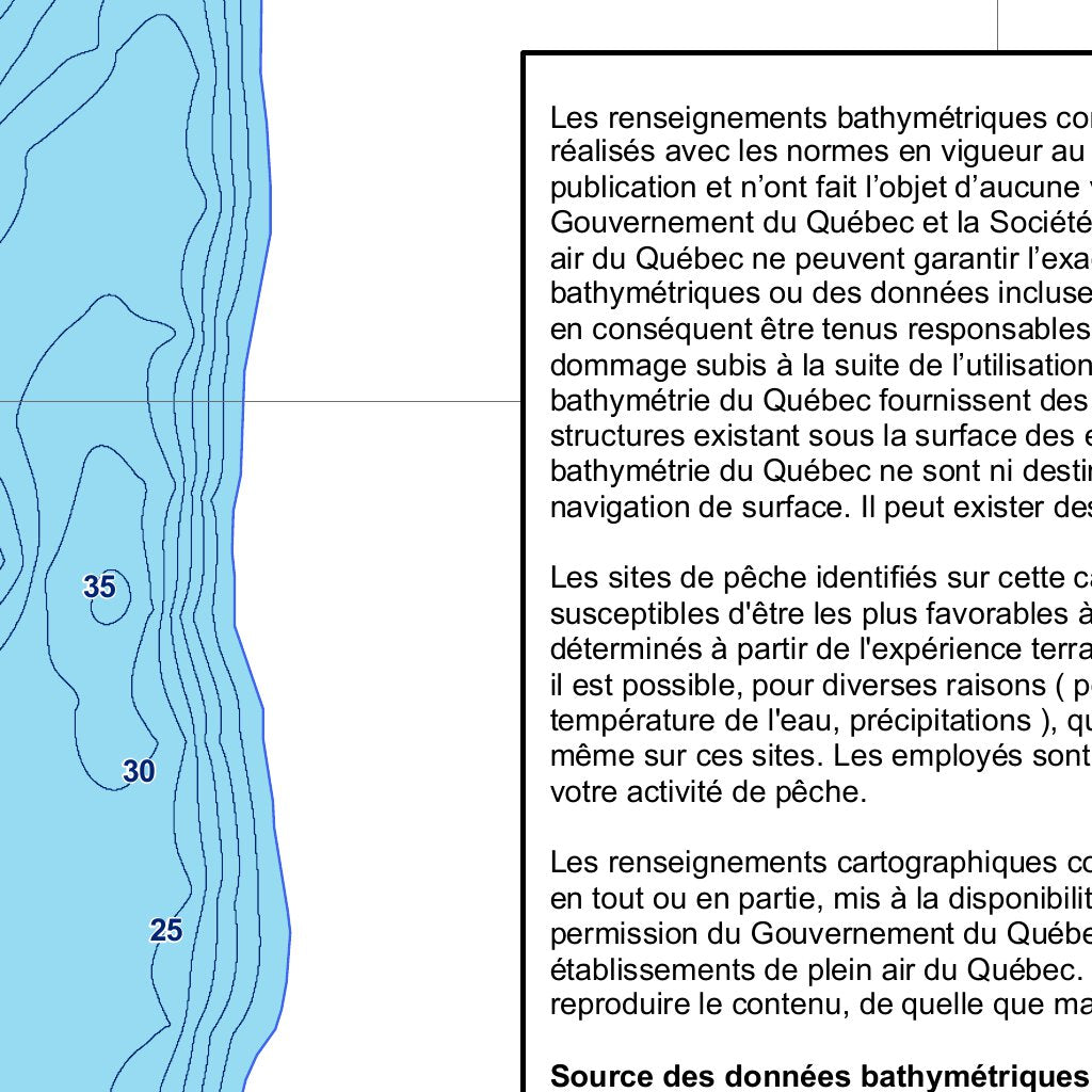 Lac aux Montagnais (Laurentides) Map by Sepaq | Avenza Maps
