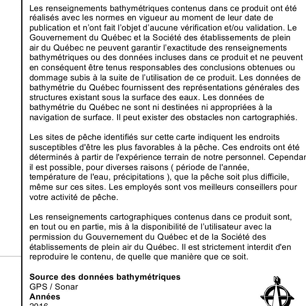 Lac Croche (Laurentides) Map by Sepaq | Avenza Maps