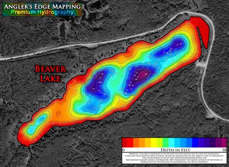 AEM Beaver Lake Map by Angler's Edge Mapping | Avenza Maps