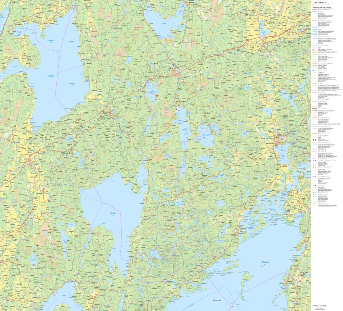 Undenäs Map by Lantmateriet | Avenza Maps