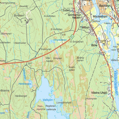 Malung Map by Lantmateriet | Avenza Maps