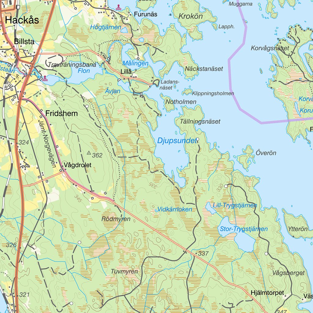 Berg, Sweden Map by Lantmateriet | Avenza Maps