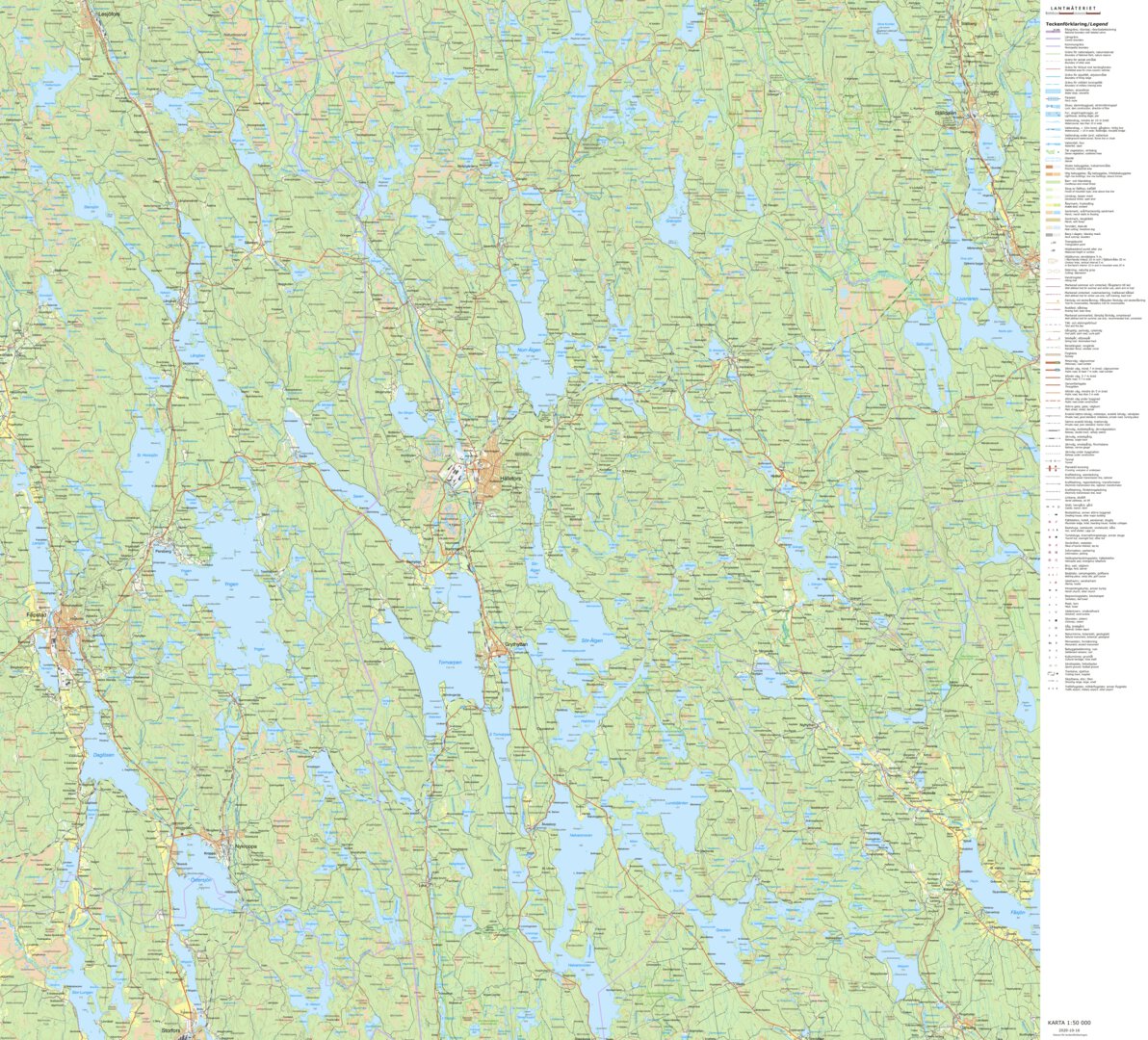 Hällefors Map by Lantmateriet | Avenza Maps