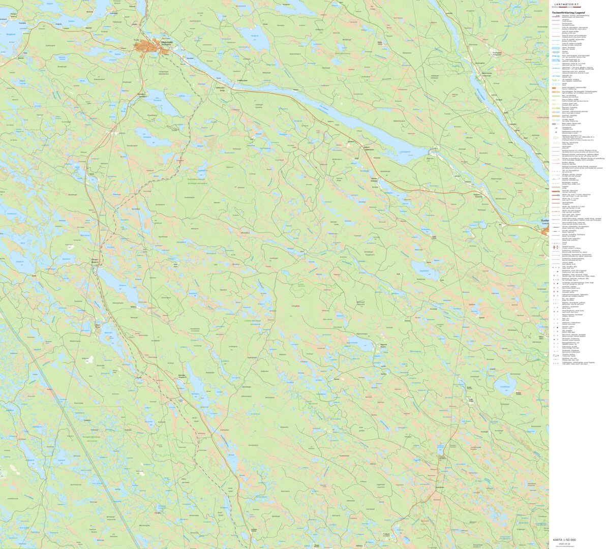 Jokkmokk 3 Map by Lantmateriet | Avenza Maps