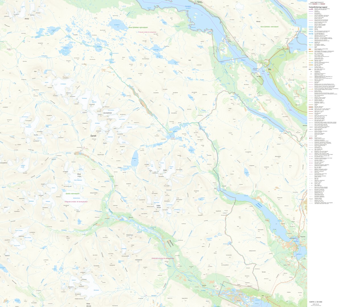 Jokkmokk 7 Map by Lantmateriet | Avenza Maps