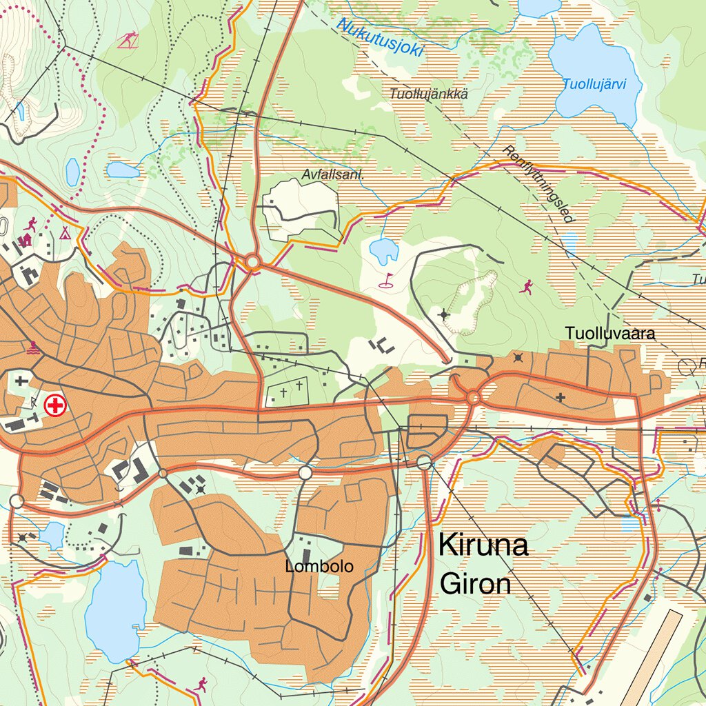 Kiruna 4 Map by Lantmateriet | Avenza Maps