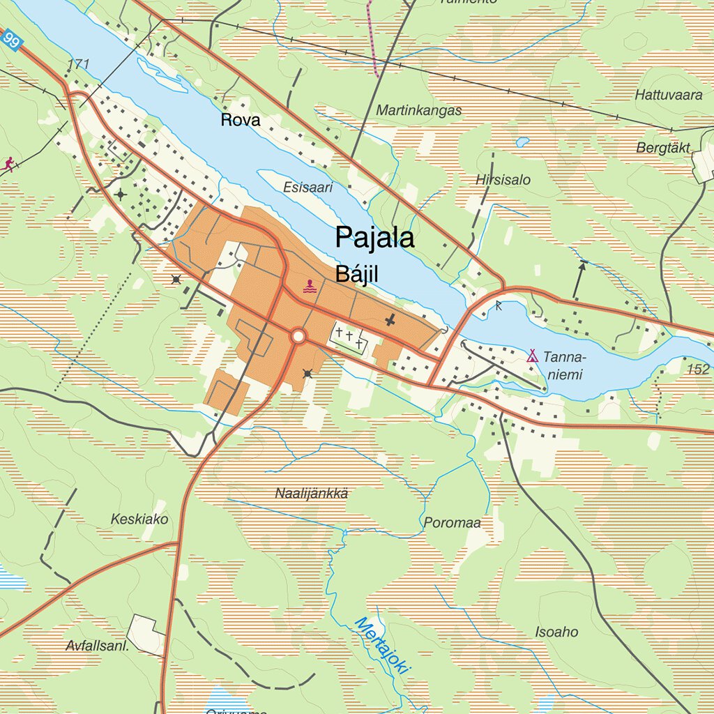 Pajala 1 Map by Lantmateriet | Avenza Maps