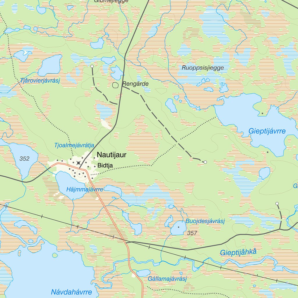Jokkmokk 1 Map by Lantmateriet | Avenza Maps