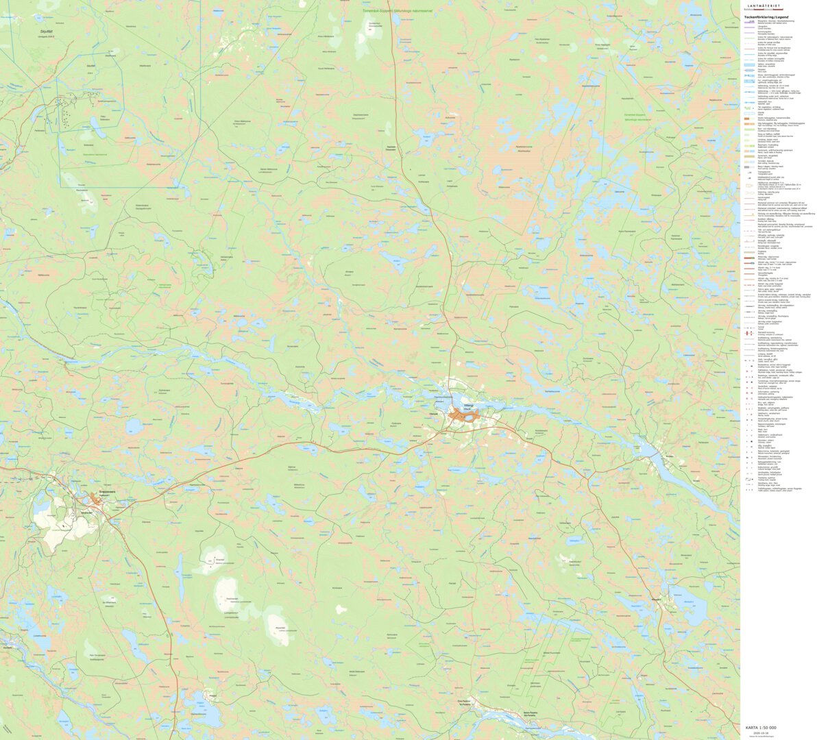 Kiruna 1 Map by Lantmateriet | Avenza Maps
