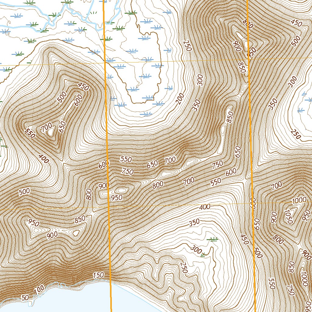 Karluk B-3 SE, AK (2021, 25000-Scale) Map by United States Geological ...
