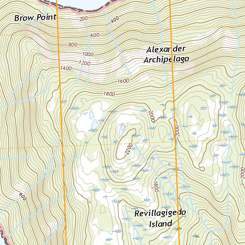 Ketchikan D-6 SE, AK (2021, 25000-Scale) Map by United States ...