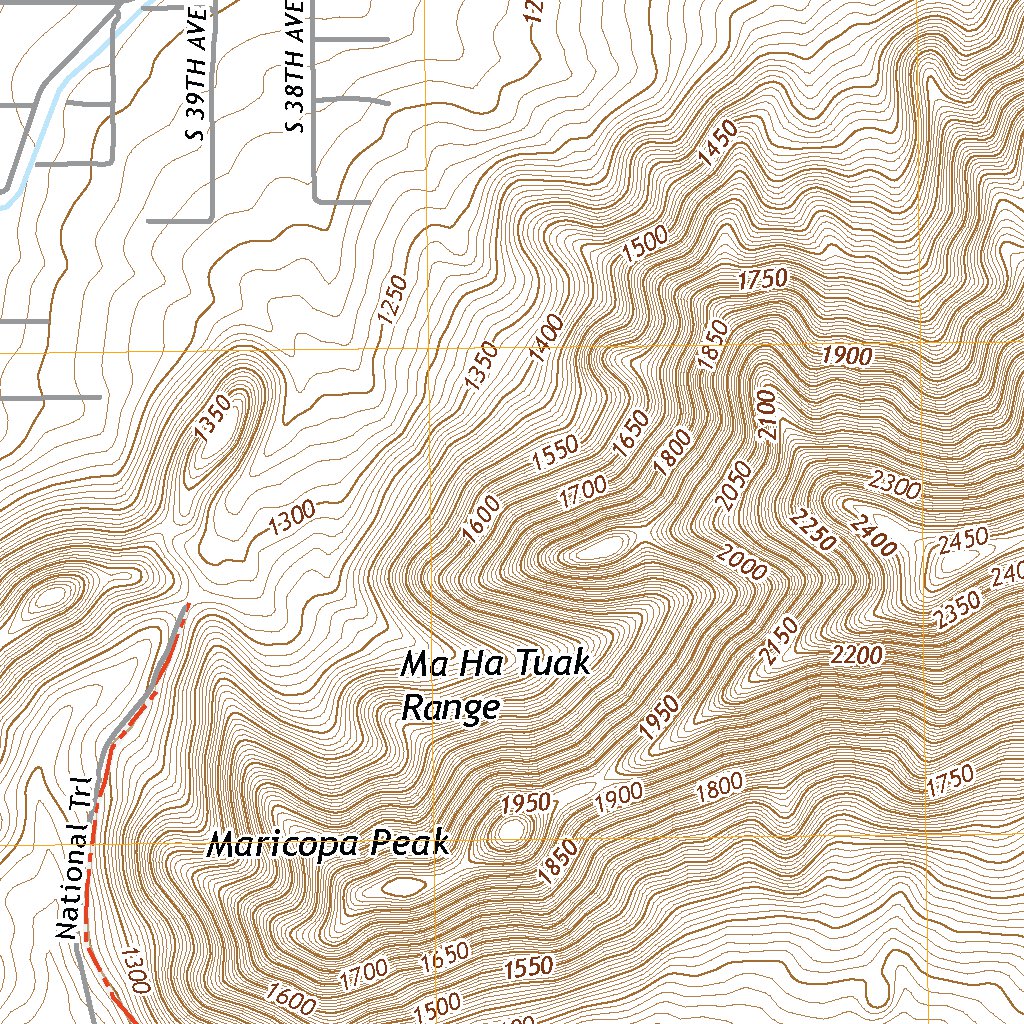 Laveen, AZ (2021, 24000-Scale) Map by United States Geological Survey ...