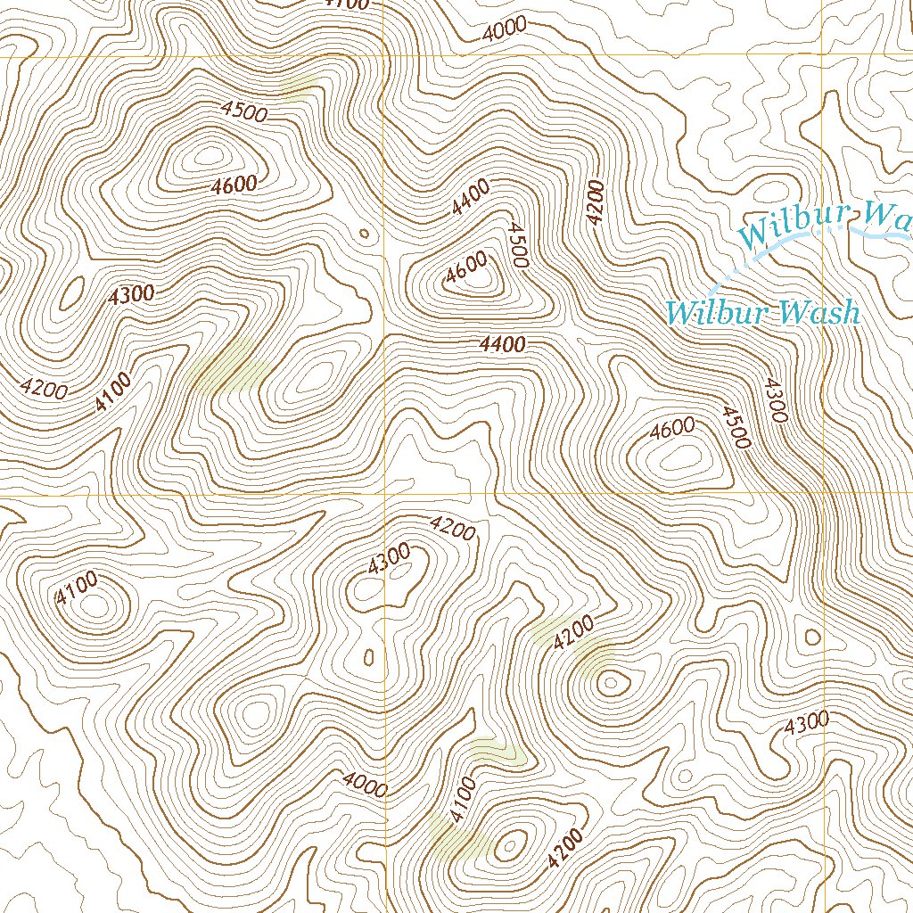 Wilbur Canyon, AZ (2021, 24000-Scale) Map by United States Geological ...