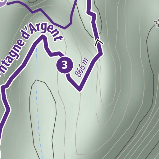 Prêt-à-Partir | Boucle de la montagne d'argent Map by Rando Quebec ...