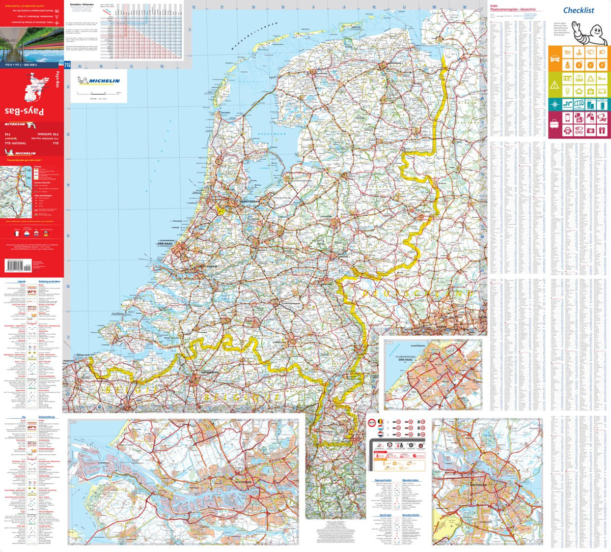 Pays-Bas Map by Michelin | Avenza Maps