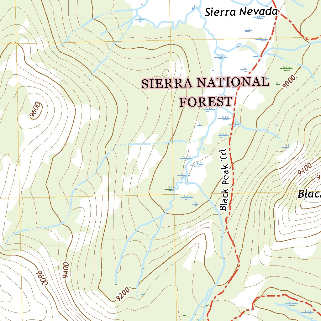 Dogtooth Peak, CA (2021, 24000-Scale) Map by United States Geological ...