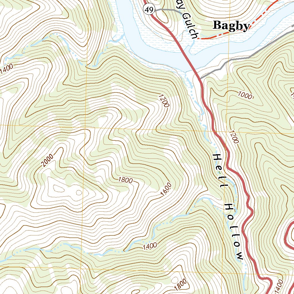 Hornitos, CA (2021, 24000-Scale) Map by United States Geological Survey ...