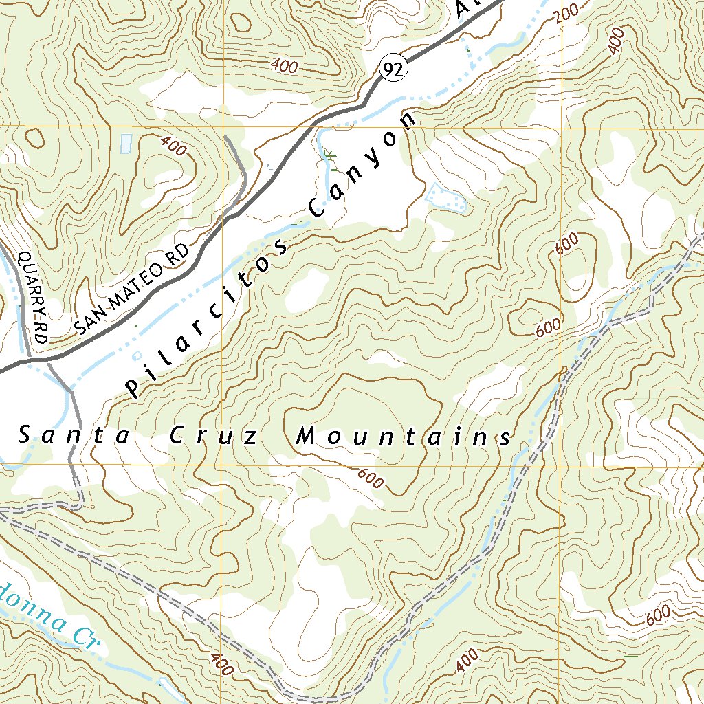 Half Moon Bay, CA (2021, 24000-Scale) Map by United States Geological ...