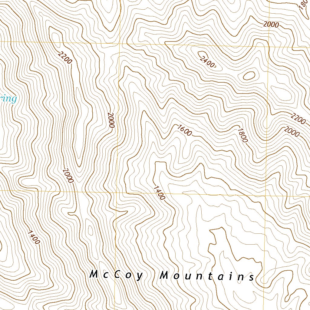 McCoy Spring, CA (2021, 24000-Scale) Map by United States Geological ...