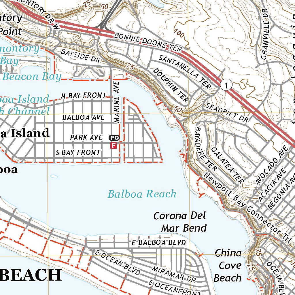 Newport Beach OE S, CA (2021, 24000-Scale) Map by United States ...