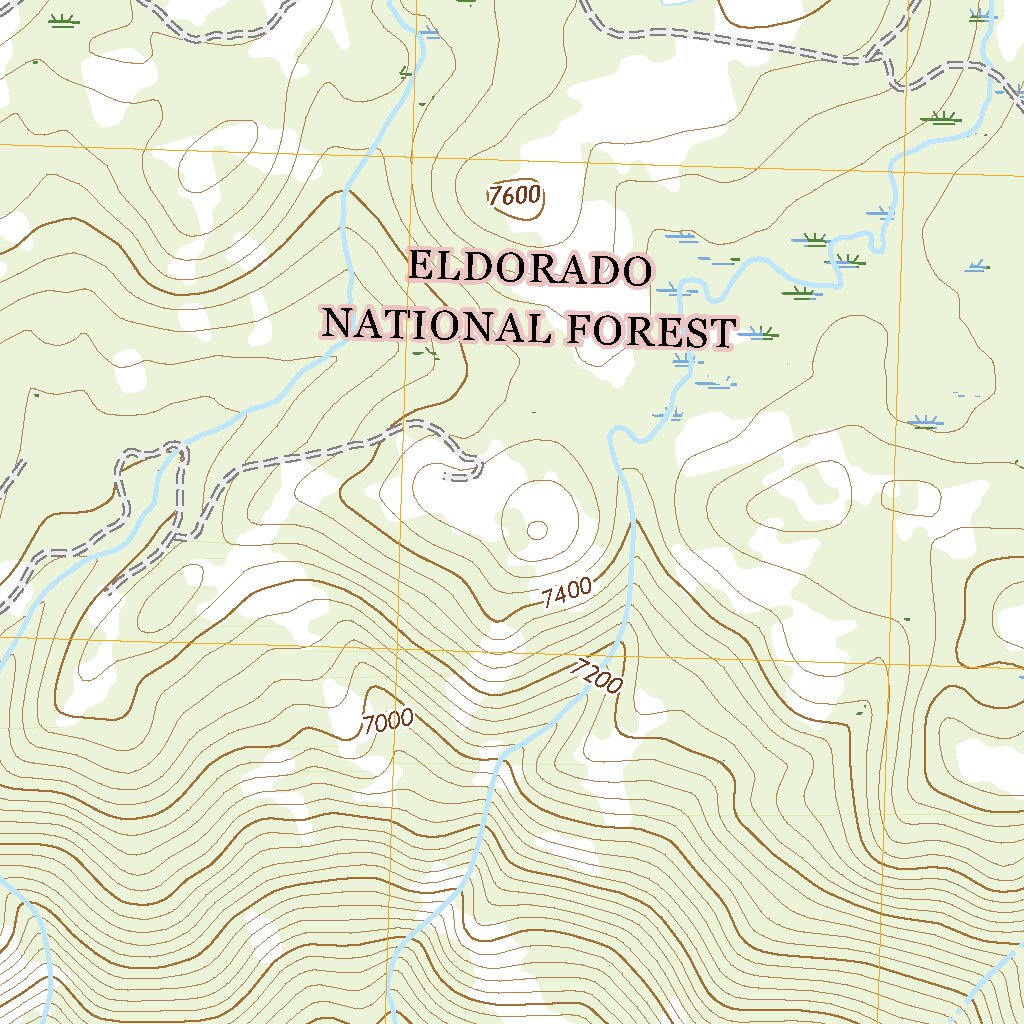 Pyramid Peak, CA (2021, 24000-Scale) Map by United States Geological ...