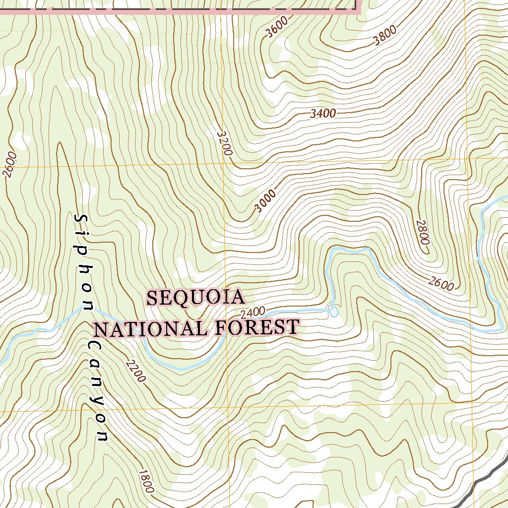 Springville, CA (2021, 24000-Scale) Map by United States Geological ...