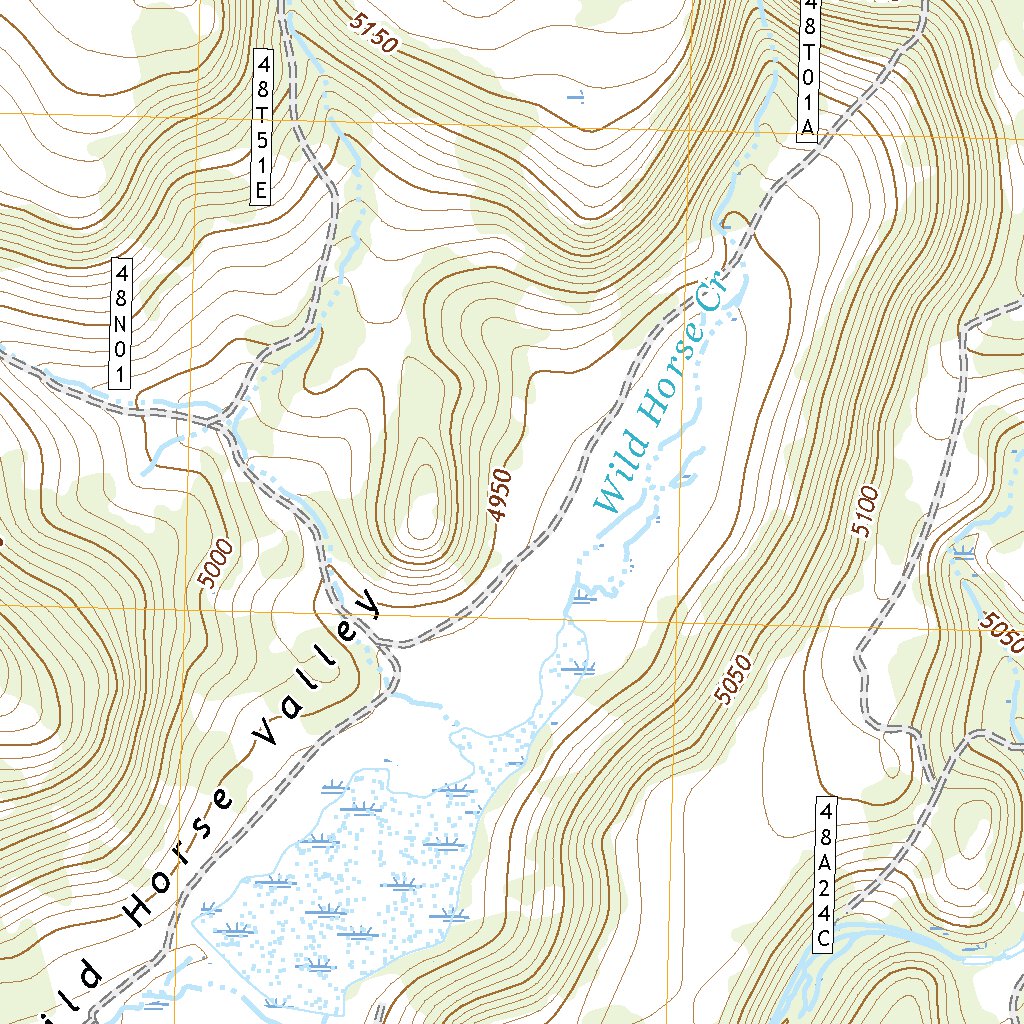 Weed Valley, CA (2021, 24000-Scale) Map by United States Geological ...