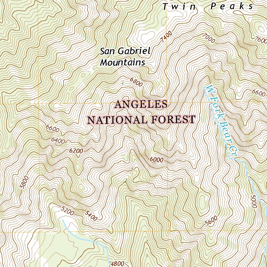 Waterman Mountain, CA (2021, 24000-Scale) Map by United States ...