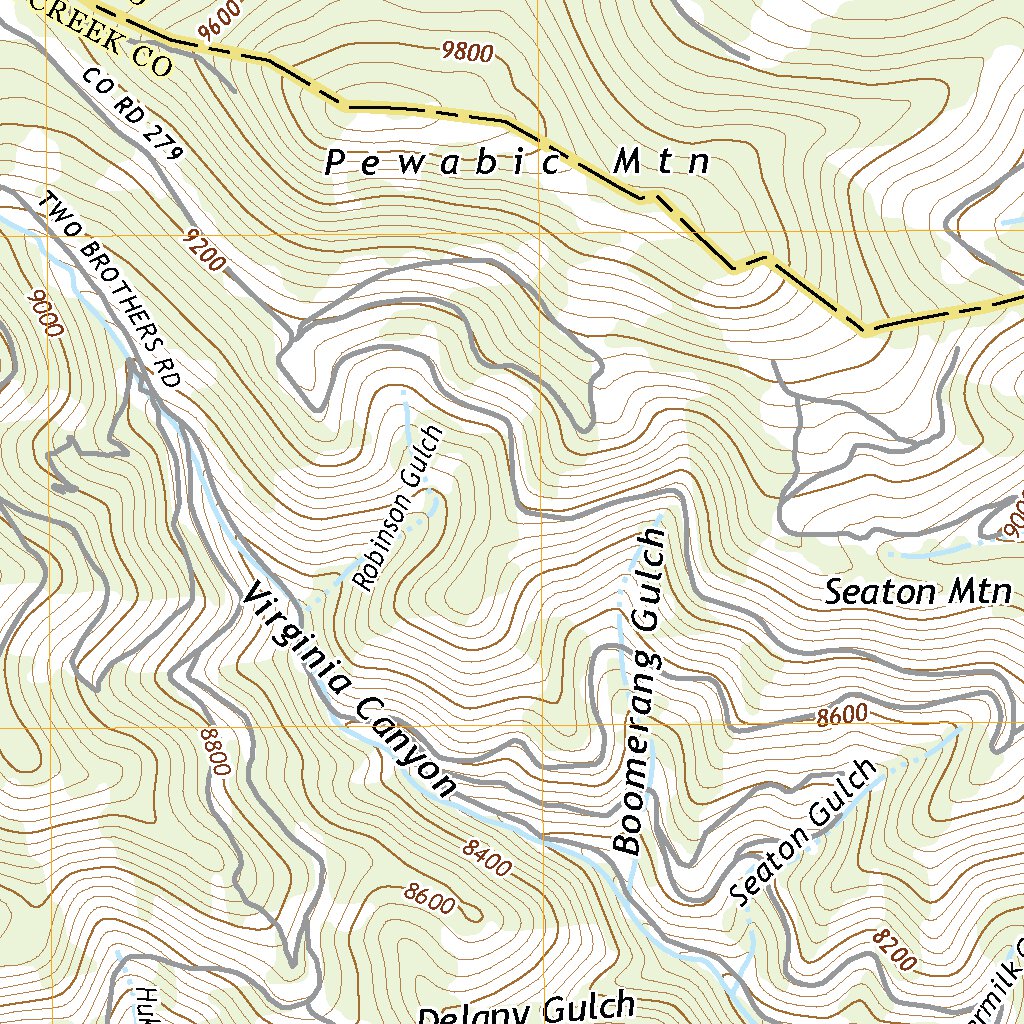 Central City, CO (2022, 24000-Scale) Map by United States Geological ...
