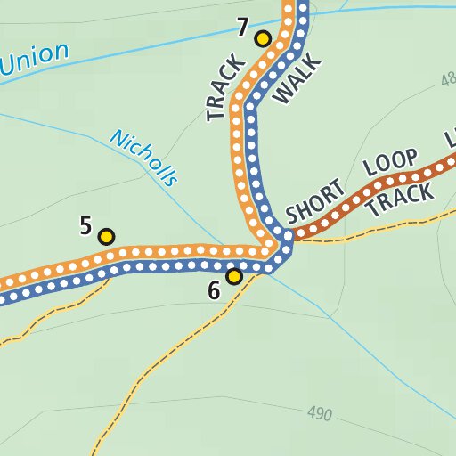 Union Jack Education Area Visitor Guide Map by Parks Victoria | Avenza Maps