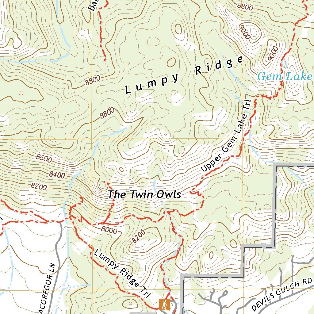 Estes Park, CO (2022, 24000-Scale) Map by United States Geological ...