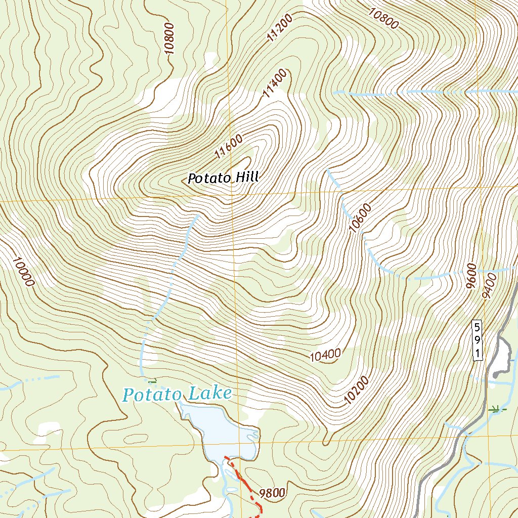 Engineer Mountain, CO (2022, 24000-Scale) Map by United States ...