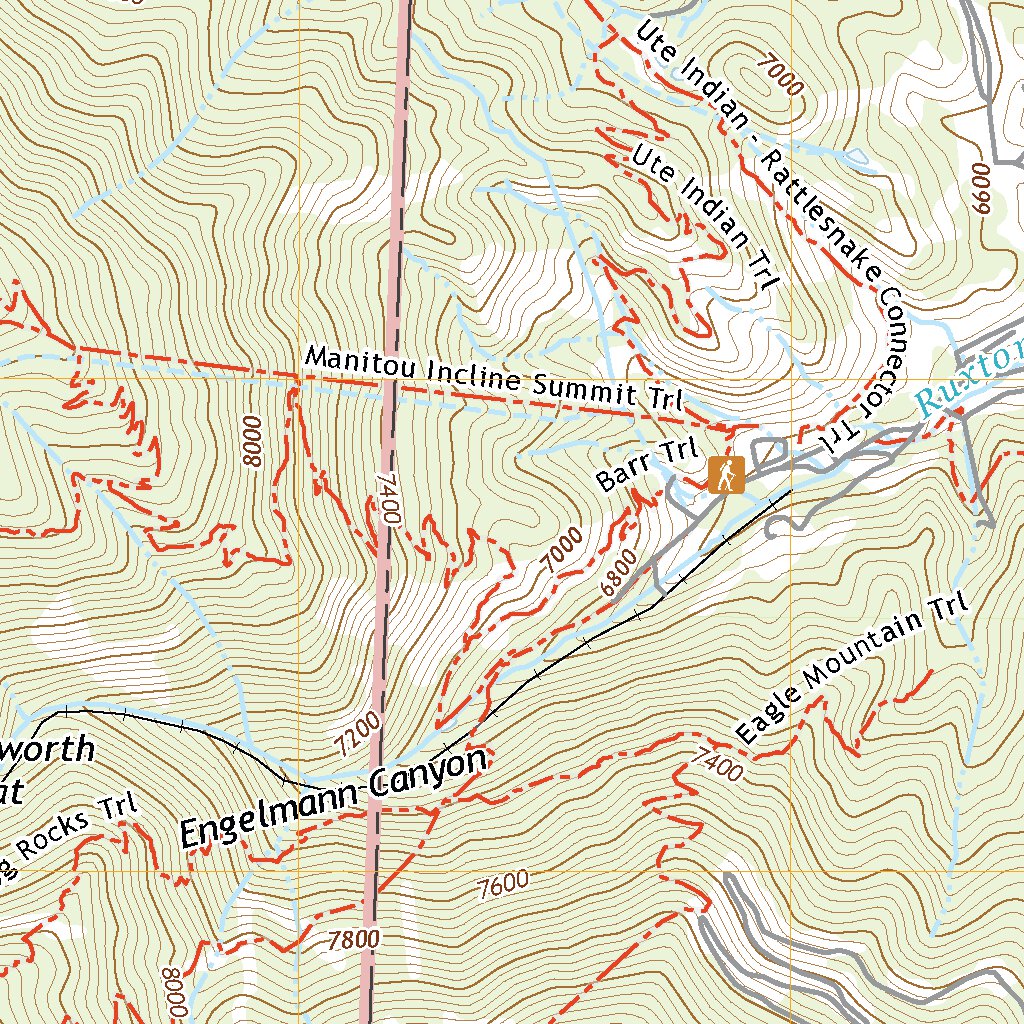Manitou Springs, CO (2022, 24000-Scale) Map by United States Geological ...