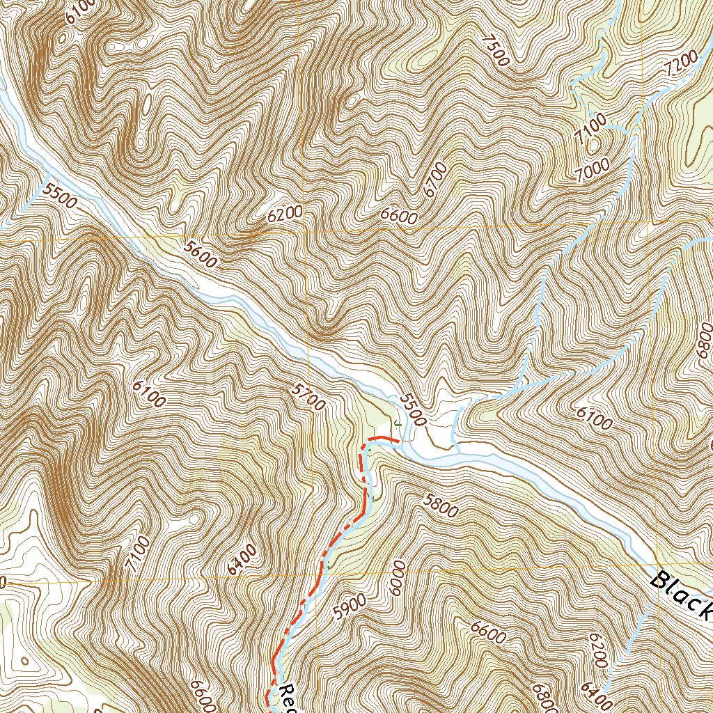 Red Rock Canyon, CO (2022, 24000-Scale) Map by United States Geological ...