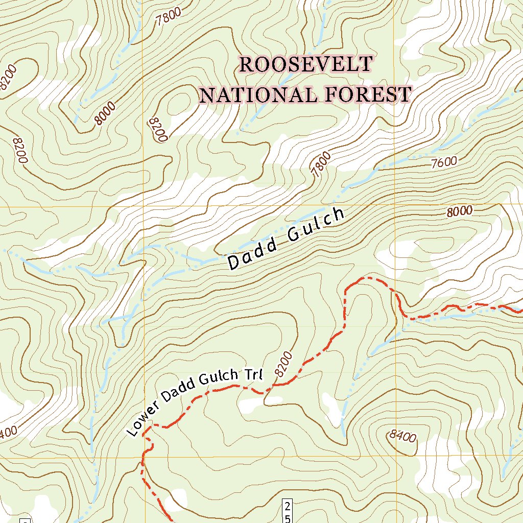 Rustic, CO (2022, 24000-Scale) Map by United States Geological Survey ...