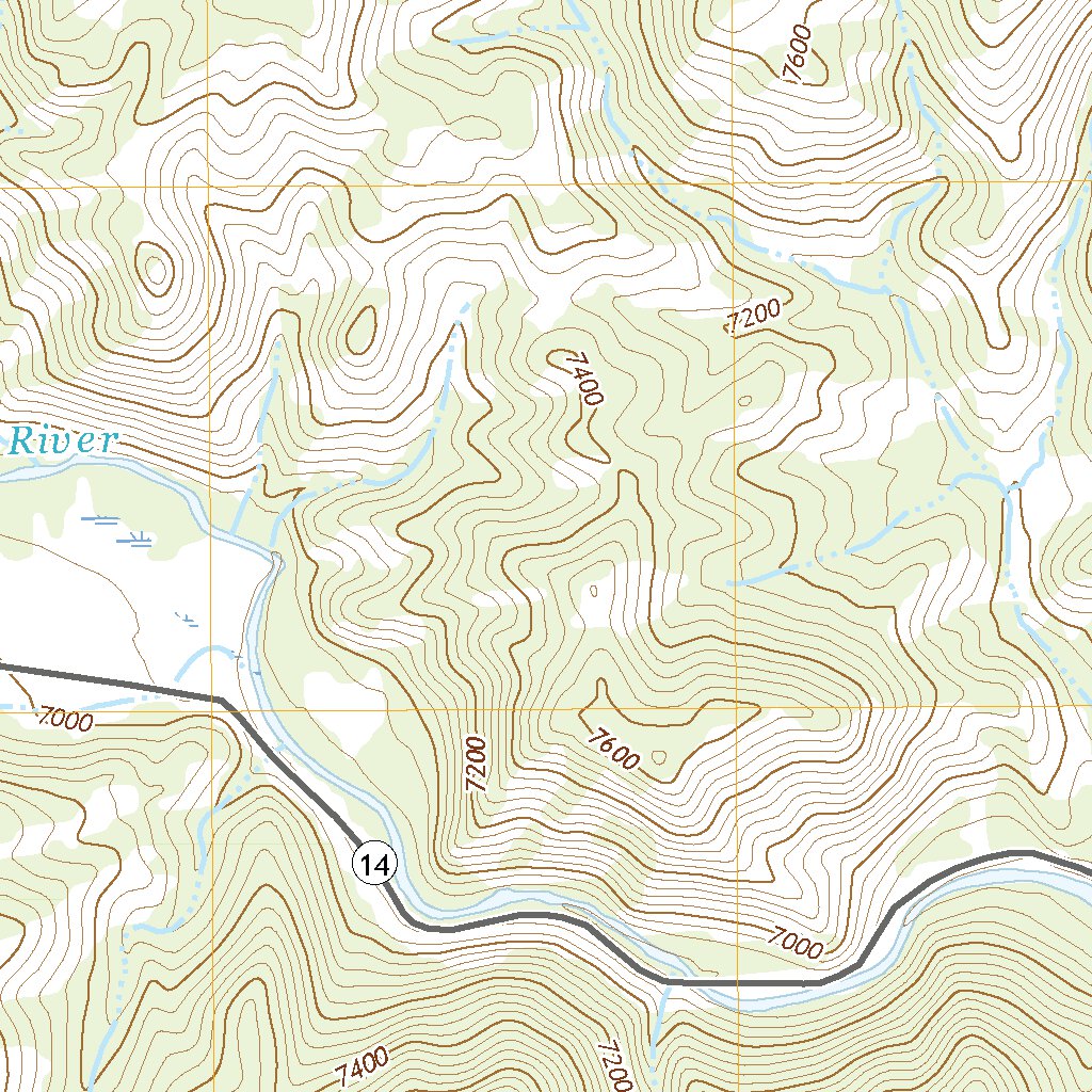 Rustic, CO (2022, 24000-Scale) Map by United States Geological Survey ...
