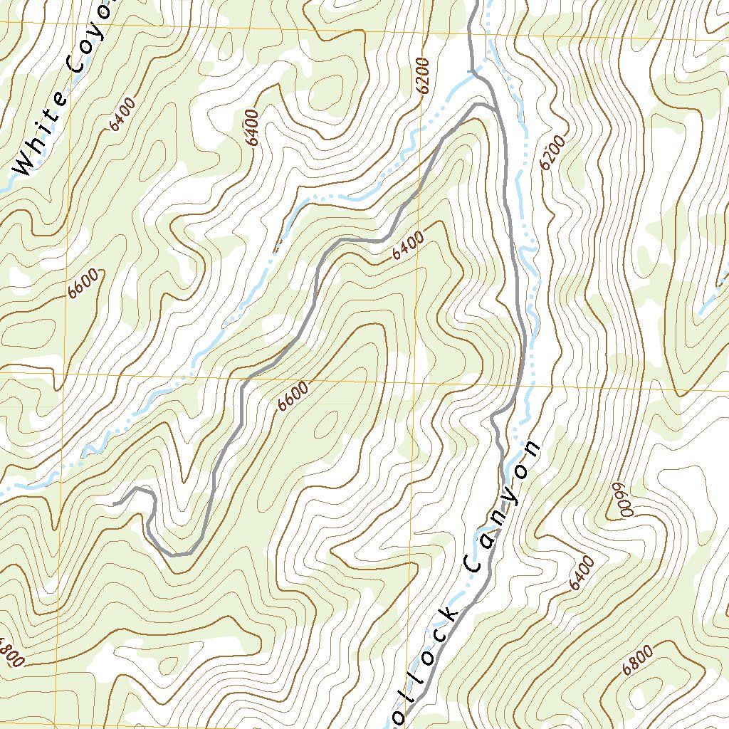 White Coyote Draw, CO (2022, 24000-Scale) Map by United States ...