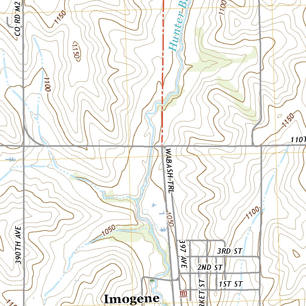 Imogene, IA (2022, 24000-Scale) Map by United States Geological Survey ...